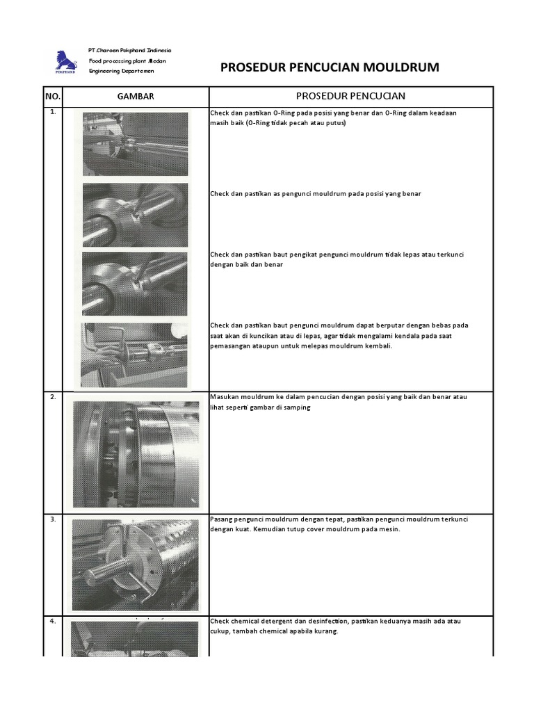 0.2. SOP Mesin CIP | PDF
