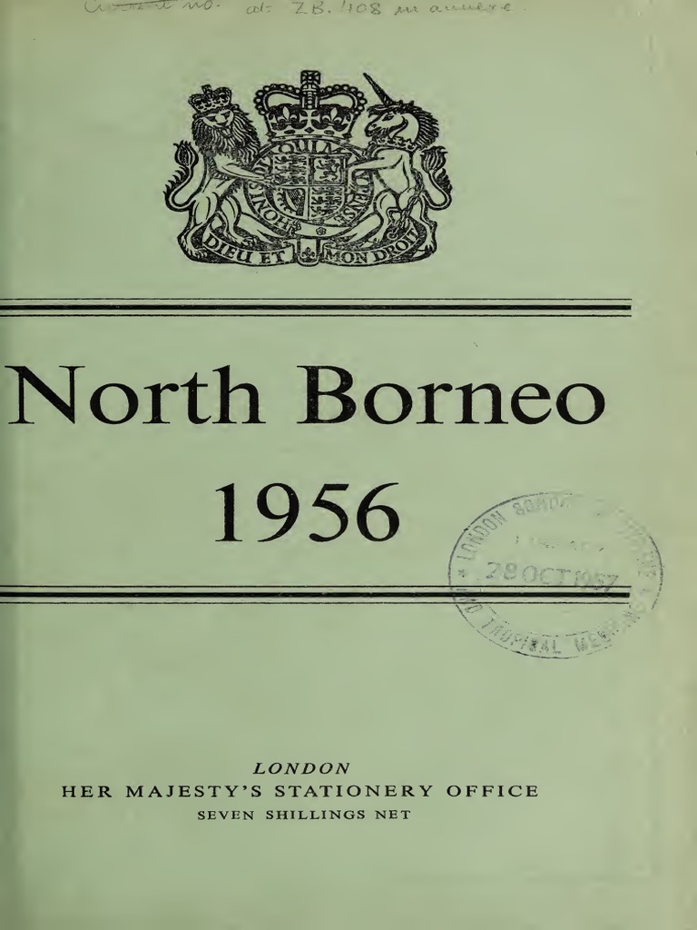 Sabah - North Borneo Colonial Report 1956 (1957) | PDF | Cost Of Living | Rice