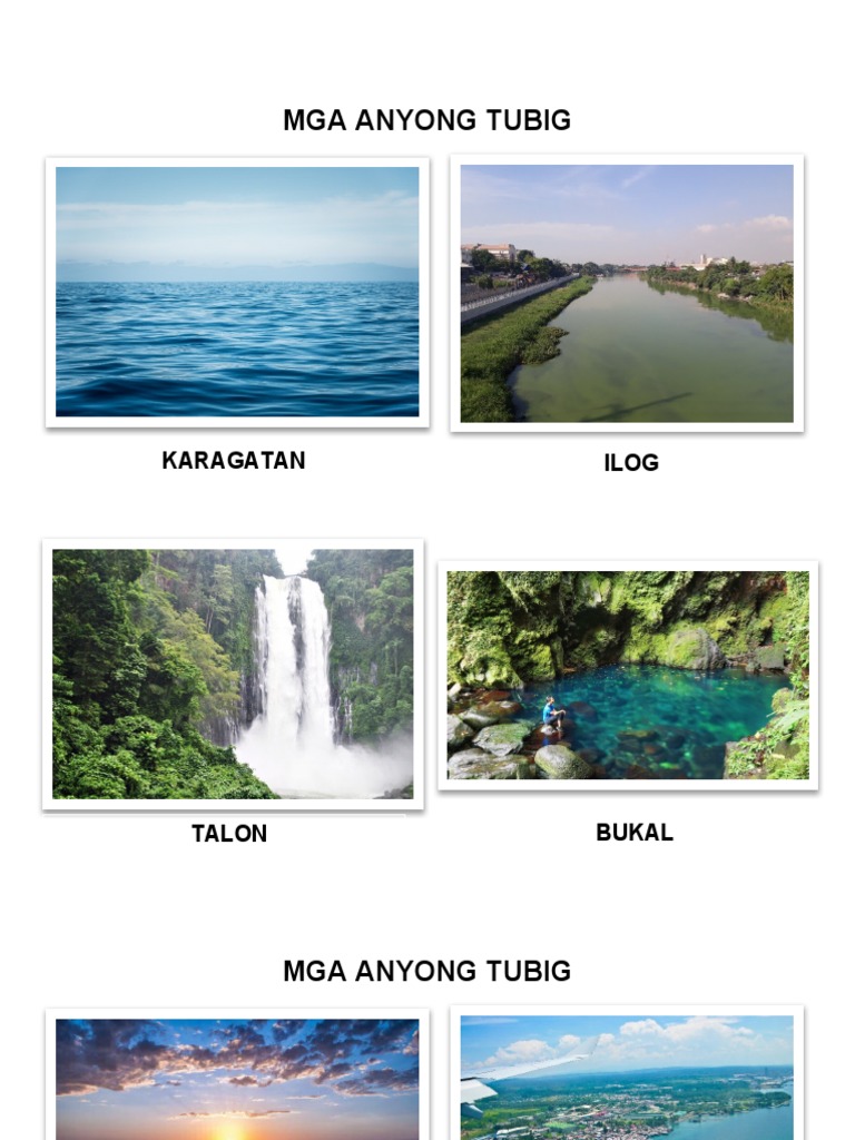 Anyong Tubig at Anyong Lupa | PDF