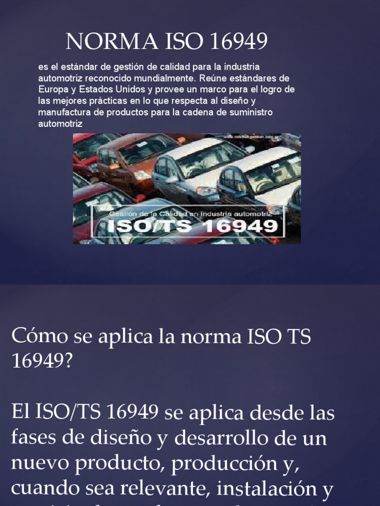 Norma Iso 16949 | PDF | Procesos de negocio | Business
