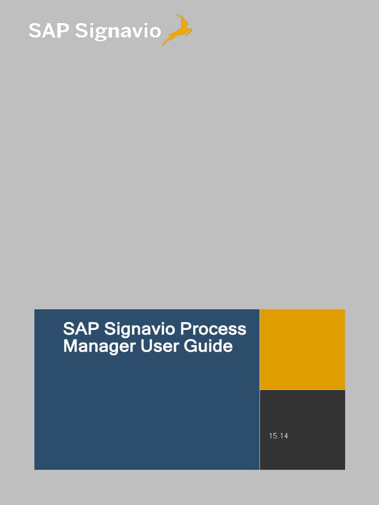 Process Manager User Guide en | PDF | Login | Software