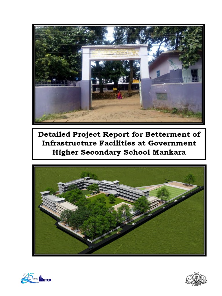 DPR General GHSSMankara FinalDPR | PDF | Schools | Project Management