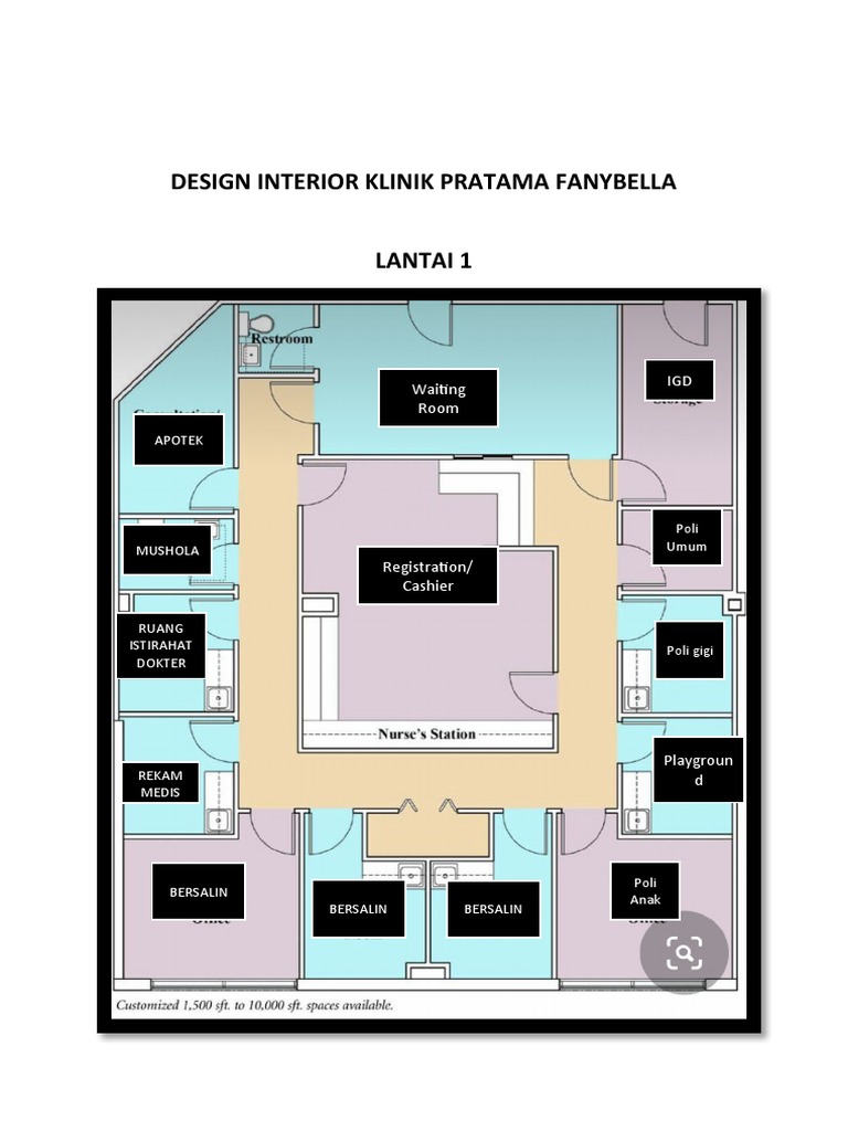 Interior design clinic layout | PDF