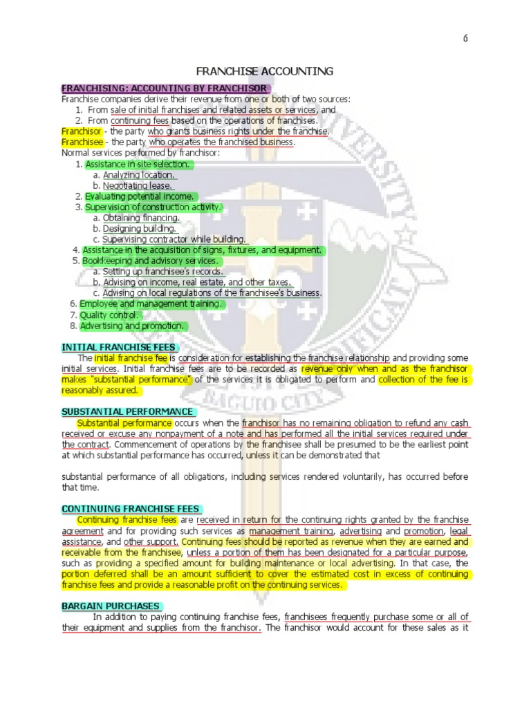 8 Franchise | PDF | Franchising | Revenue