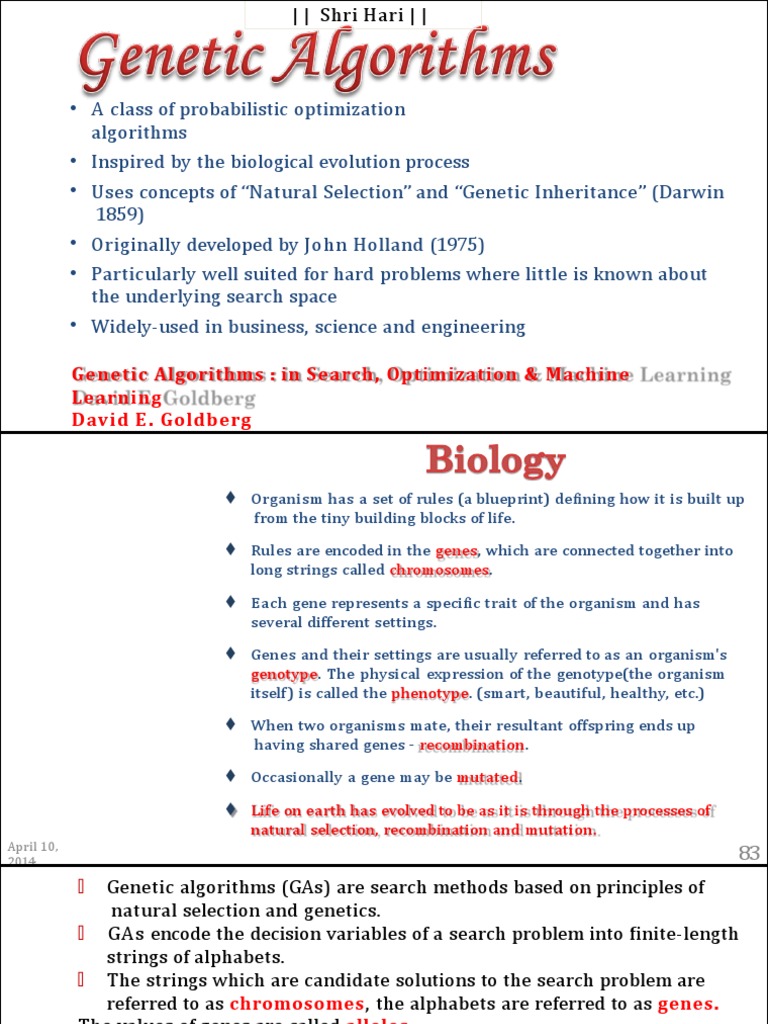 Genetic Algorithm | PDF | Genetic Algorithm | Evolution Genetic Algorithm | PDF | Genetic Algorithm | Evolution