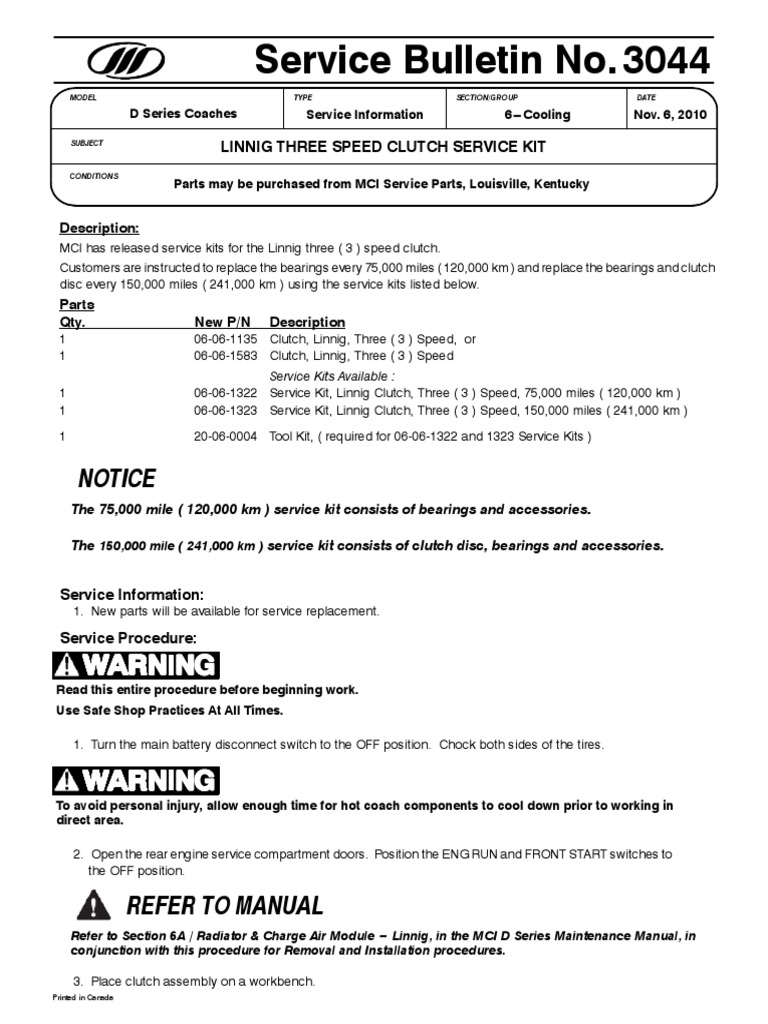 3044 D Linnig Clutch Kits | PDF | Screw | Machines