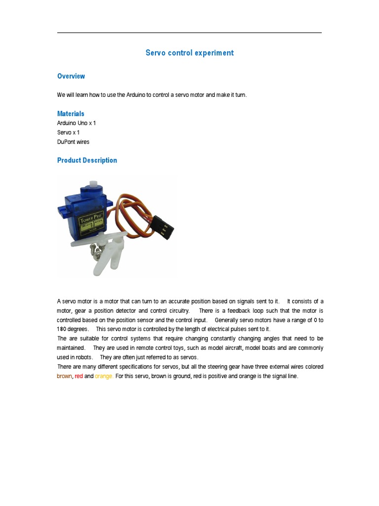 9G Servo Mod | PDF | Servomechanism | Electrical Engineering