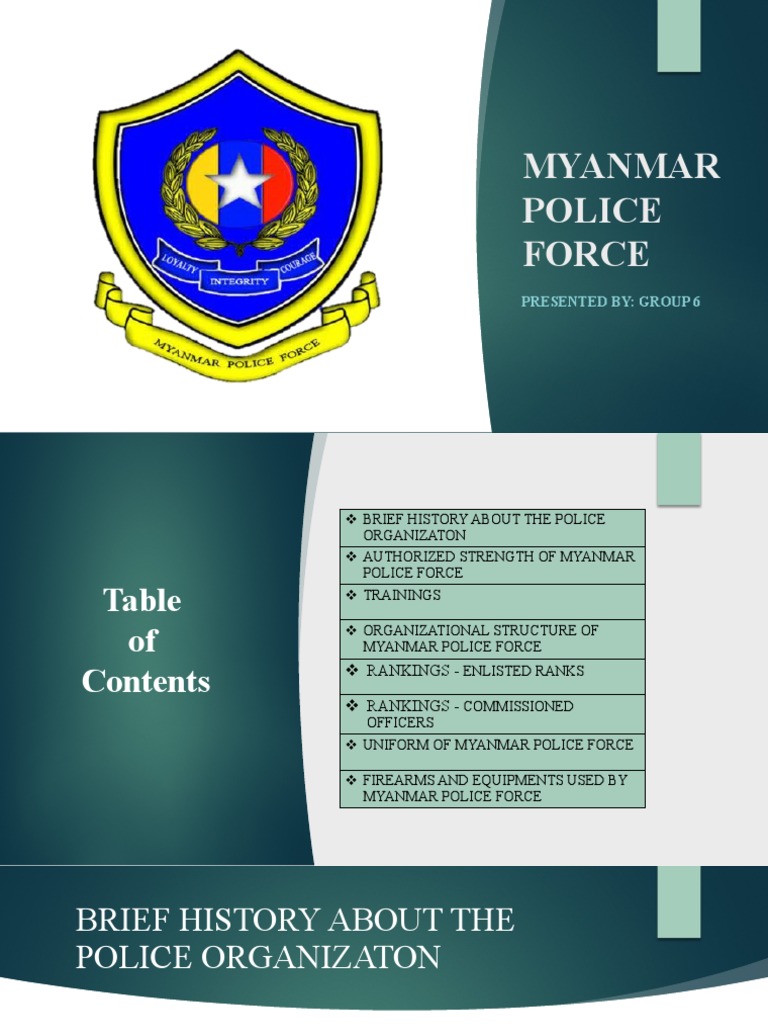 Myanmar Police Forcegroup6 | PDF | Police | Corporal