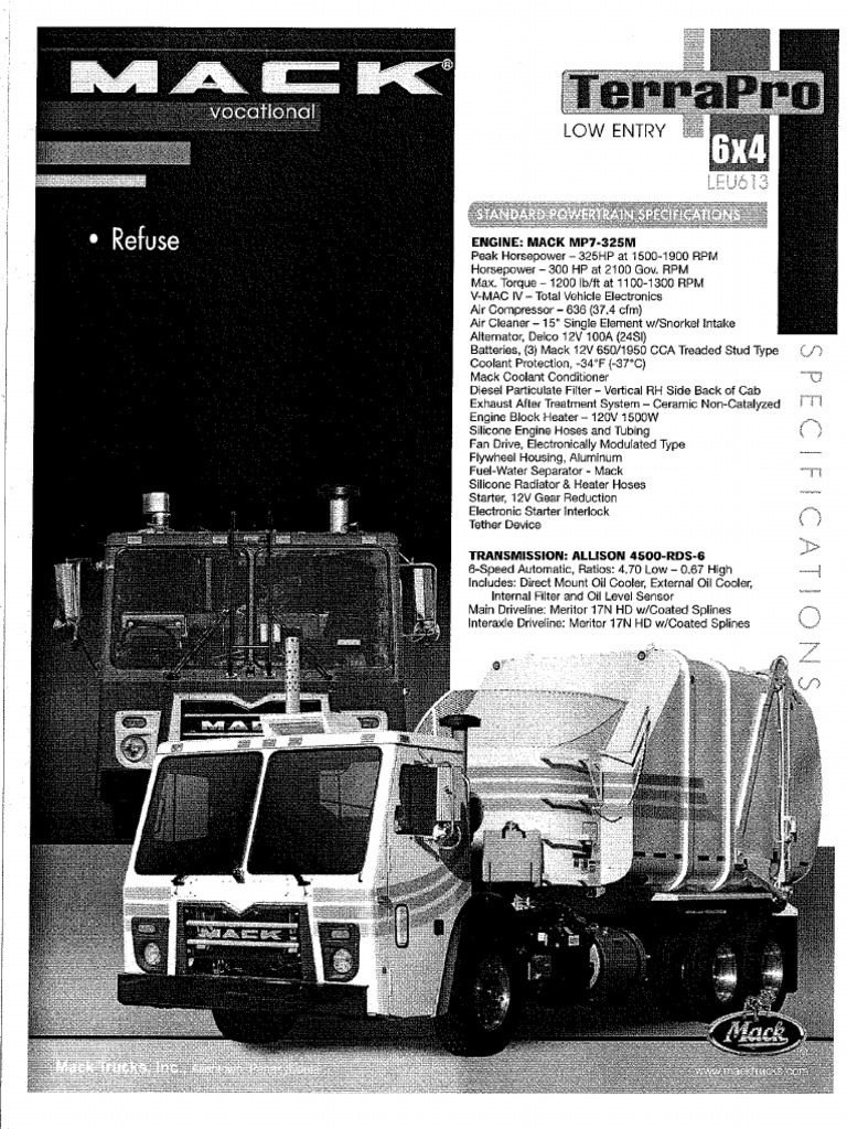 Mack Terrapro | PDF