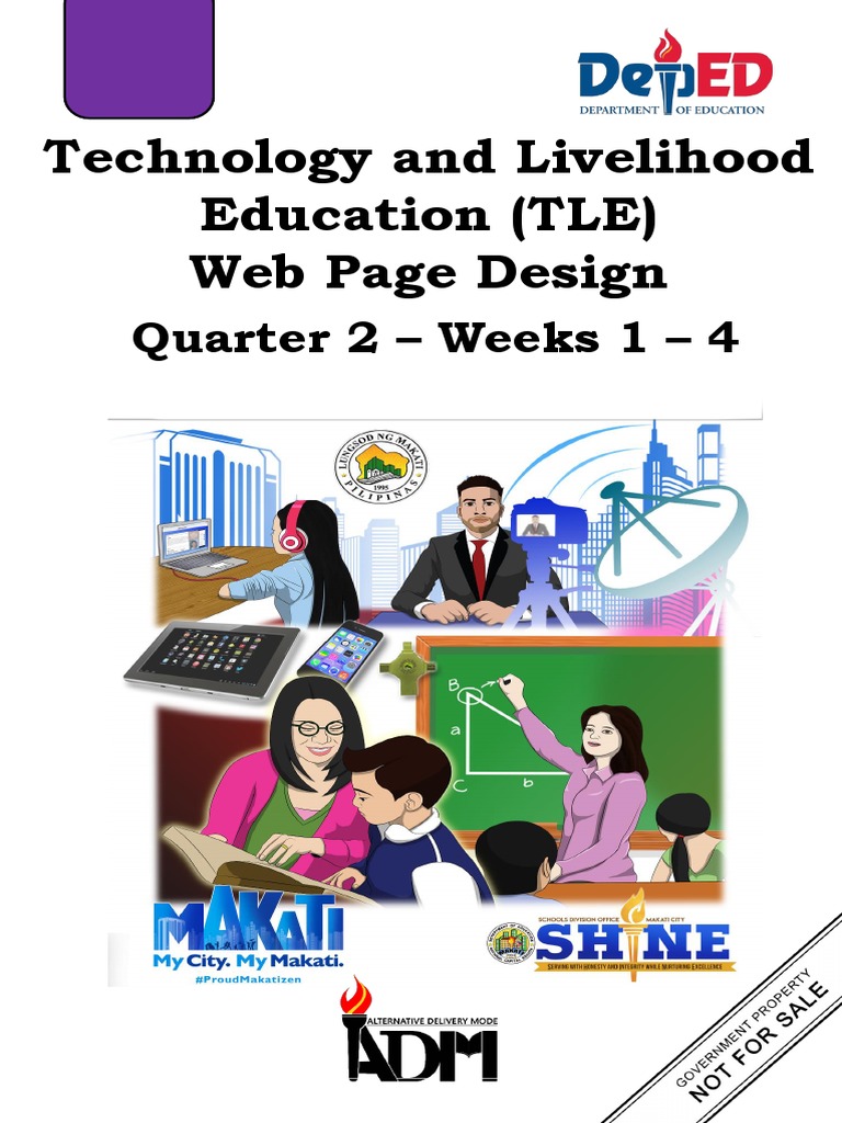 TLE Grade910 Web Page Design Q2 Weeks1to4 Binded Ver1.0 | PDF | Html5 ...