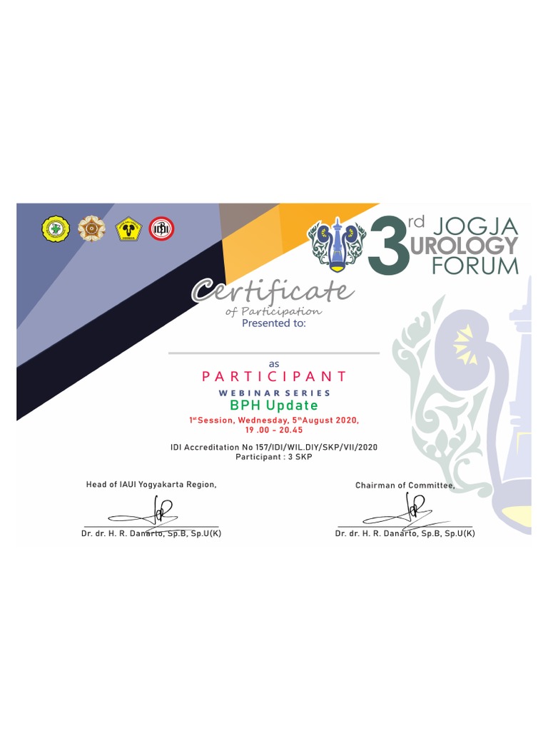 Open 3rd JUF 2020 1st Session Certificate | PDF