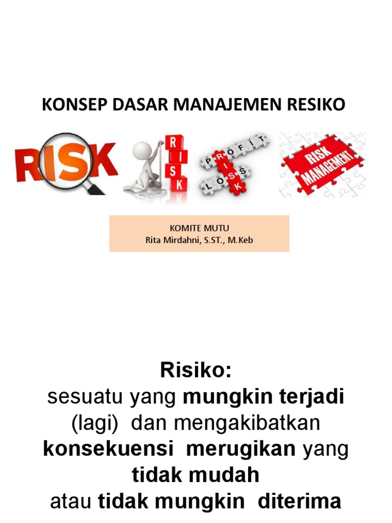Identifikasi Risiko Dan Risk Register | PDF