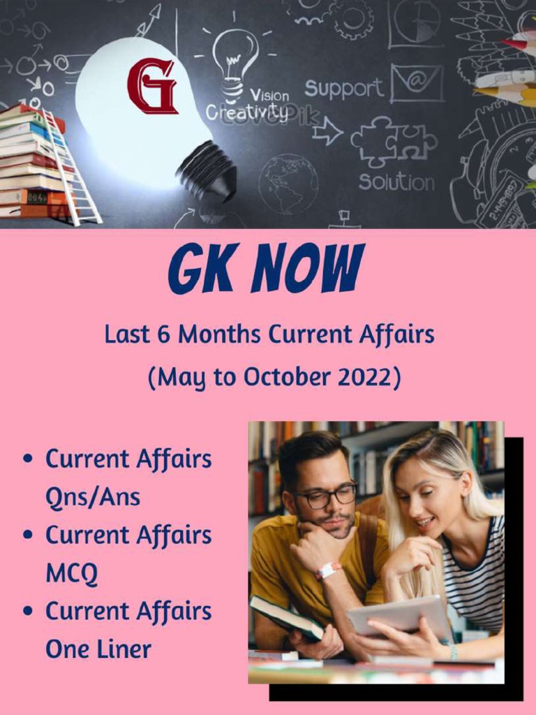 Current Affairs 6 Months May To October 2022 | PDF | Sports & Recreation