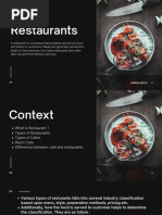 Types of Restaurants Explained | PDF | Restaurants | Hospitality Industry