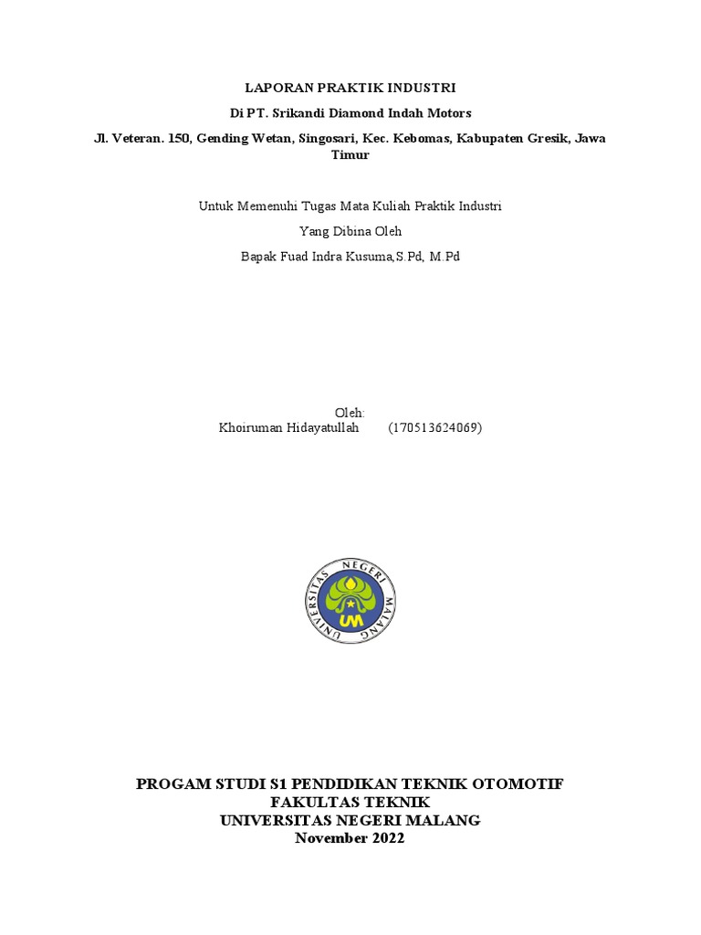 Laporan Pi Fix | PDF