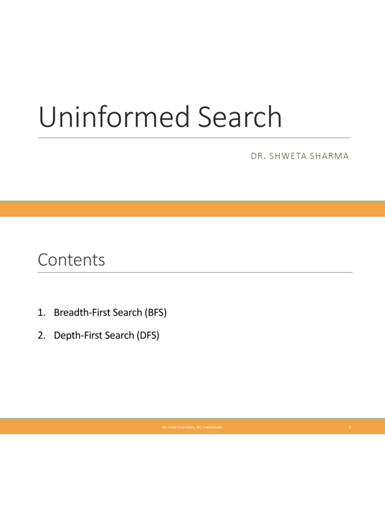 2 Uninformed Search | PDF | Computer Programming | Theoretical Computer Science