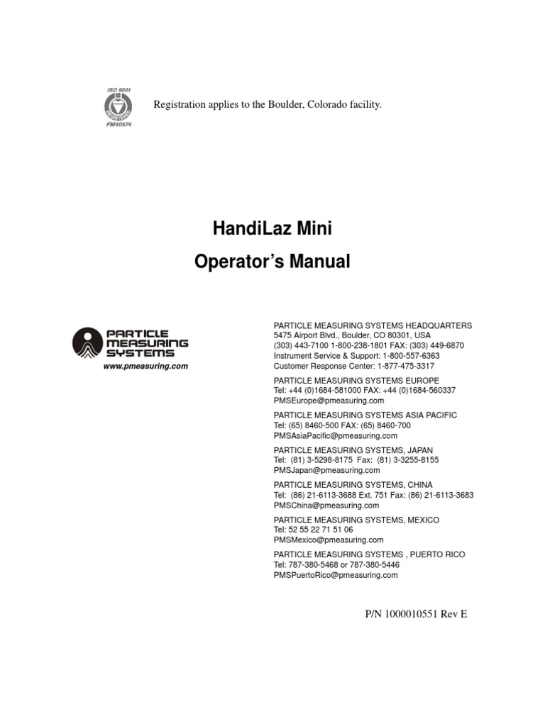 HandiLaz Mini User Manual Reve | PDF | Mode (Statistics) | Menu (Computing)