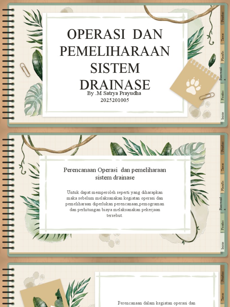 Perencanaan dan Pemeliharaan Drainase | PDF