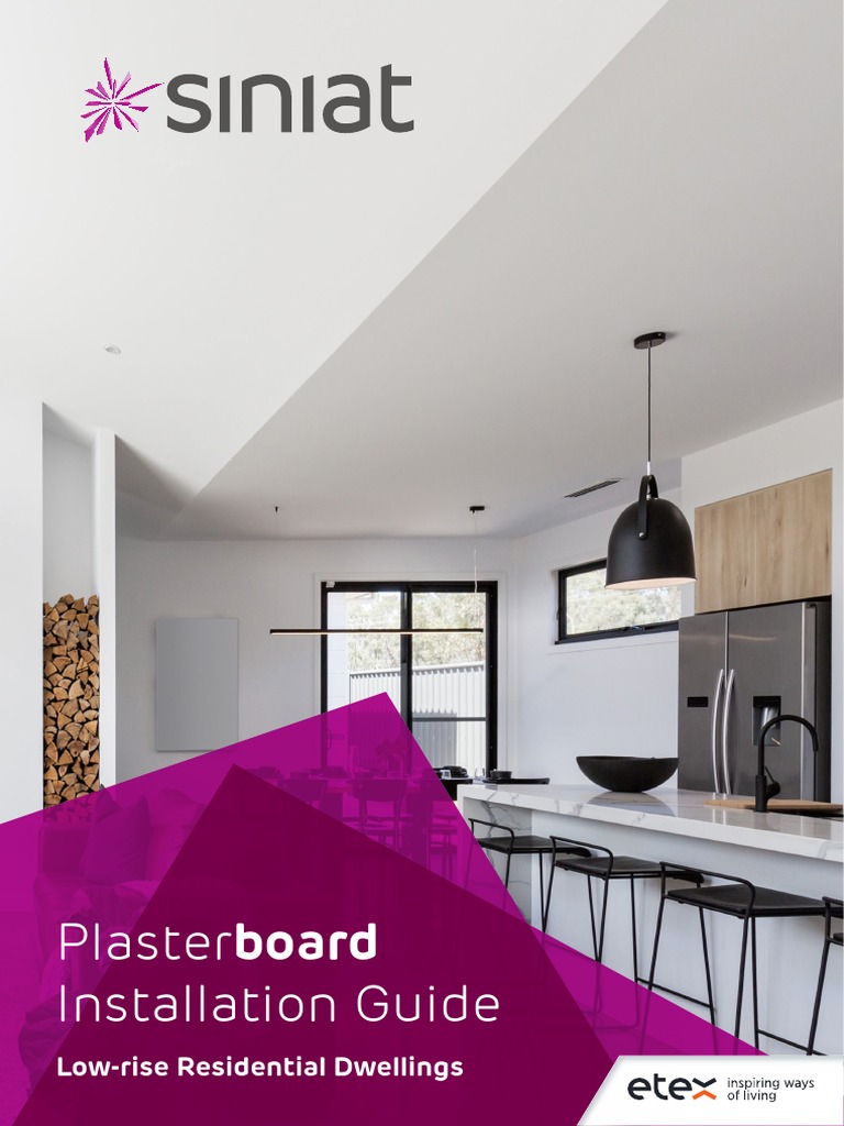 SINIAT Plasterboard Installation Guide v8 2021july | PDF | Drywall ...
