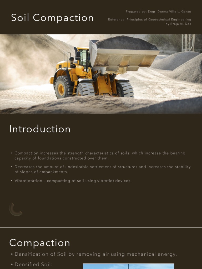 Soil Compaction: Factors, Tests, and Field Density Determination | PDF ...