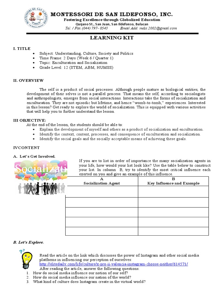 UCSPW6 | PDF | Deviance (Sociology) | Identity (Social Science)