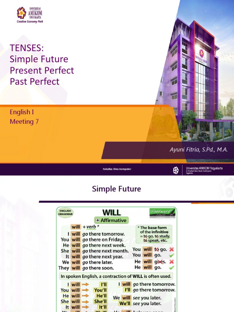 TENSES (Simple Future, Present Perfect, Past Perfect) | PDF | Perfect ...
