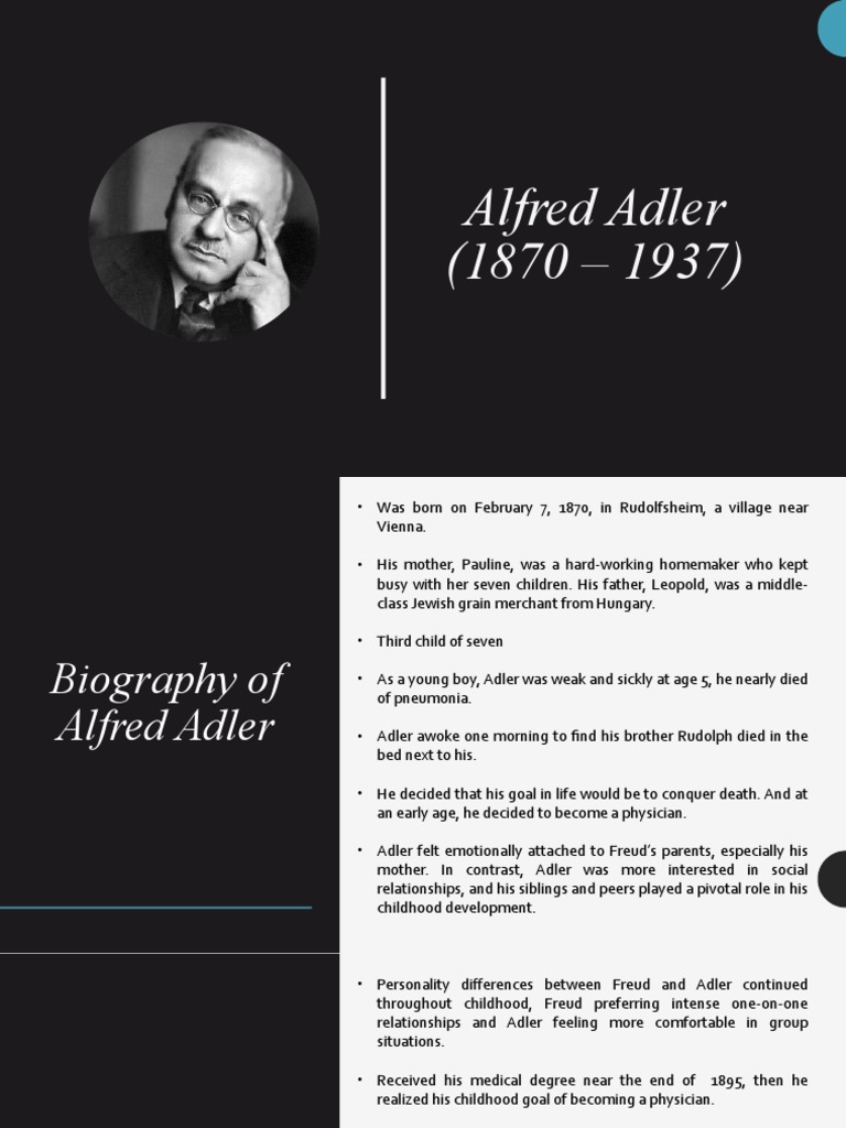 Alfred Adler | PDF | Behavioural Sciences | Cognition