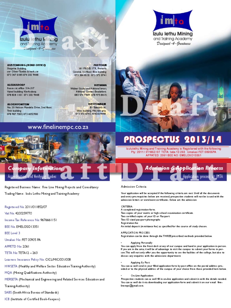 Izulu Lethu Prospectus | PDF | Engineering | Electric Motor