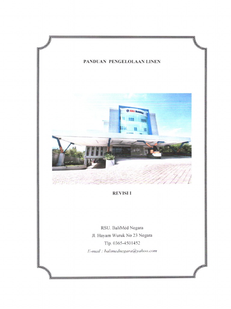 Panduan Pengelolaan Linen | PDF Panduan Pengelolaan Linen | PDF