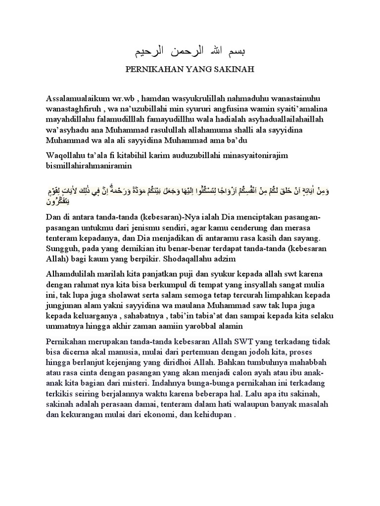 Teks Ceramah | PDF
