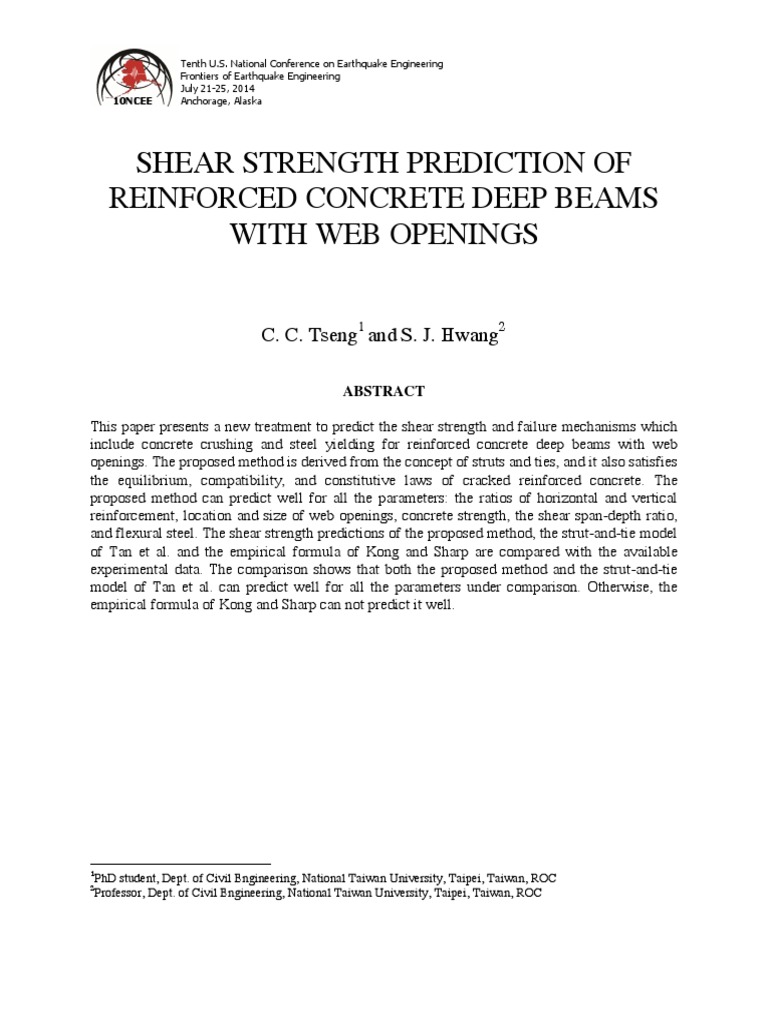 10ncee 001353 | PDF | Beam (Structure) | Young's Modulus