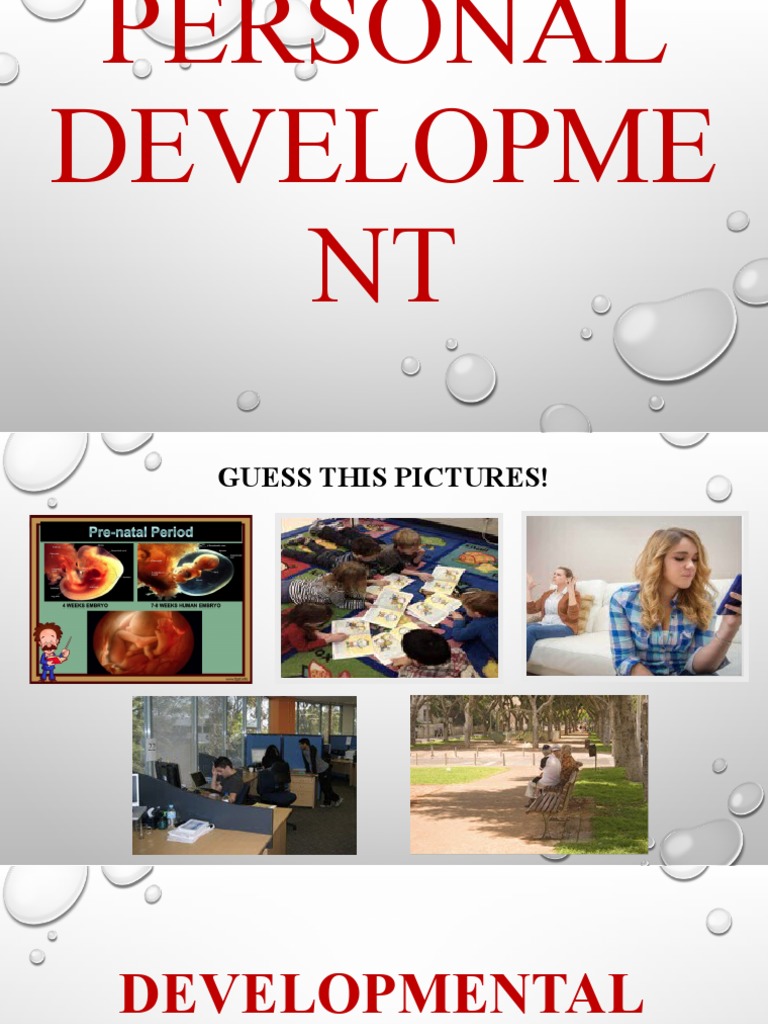 Personal Development | PDF | Developmental Psychology | Adolescence