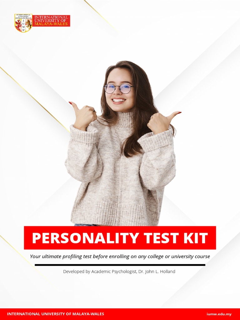 Personality Test Kit | PDF | Bachelor's Degree | Science