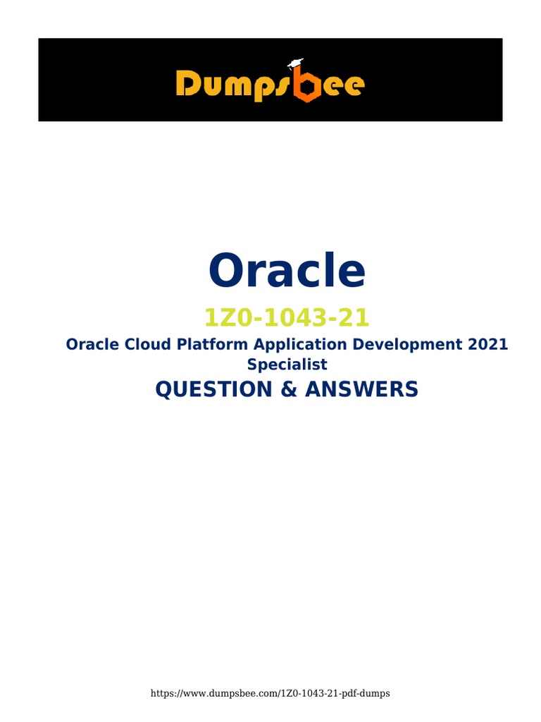 Oracle: Question & Answers | PDF | Cloud Computing | Web Application
