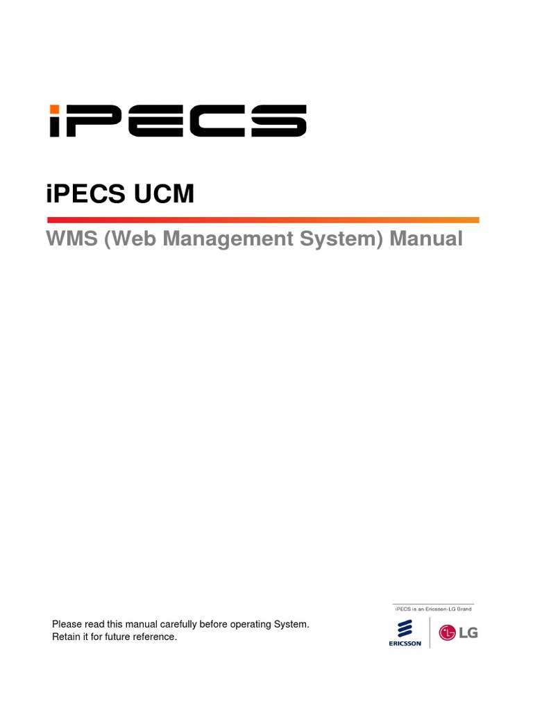 2 Ipecs Ucm Wms Manual Issue 1.1 1517389492943 | PDF | Session Initiation Protocol | Internet & Web