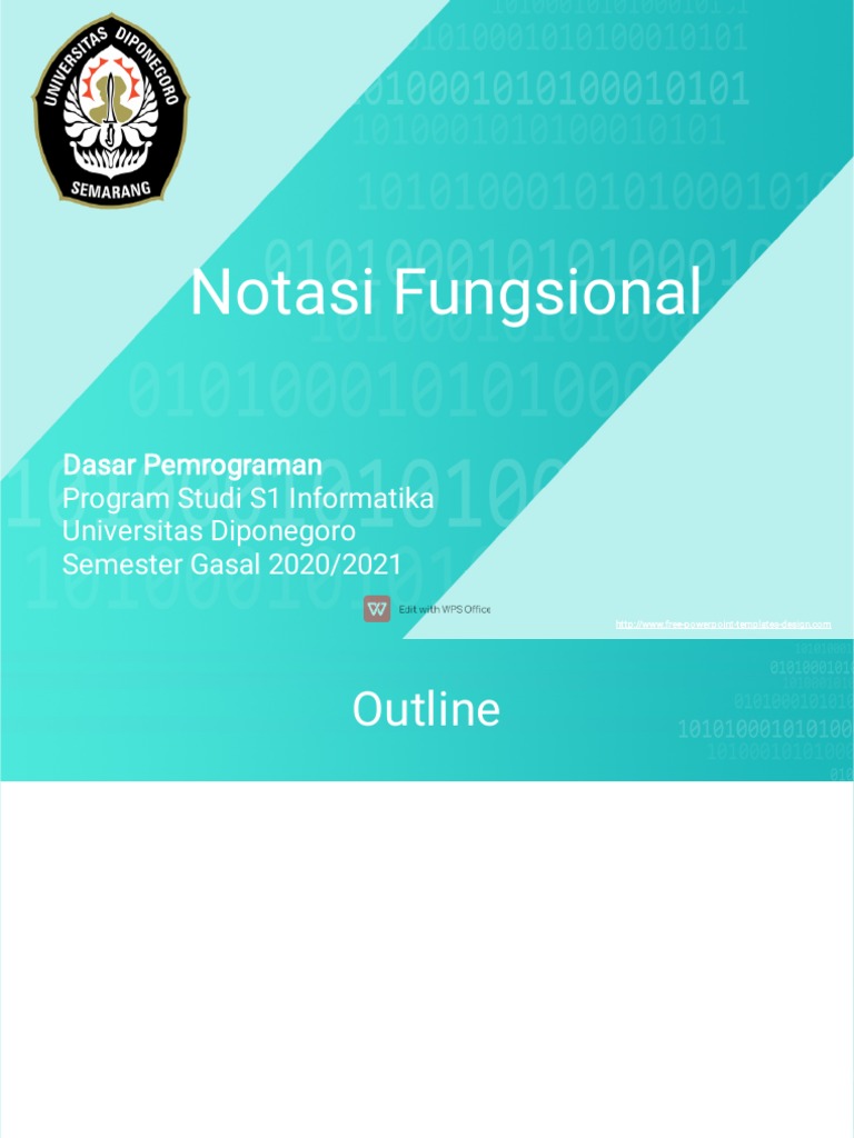 Pertemuan 3 - Notasi Fungsional | PDF