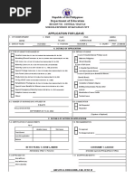 CS Form No. 6 Revised 2020 Application For Leave | PDF