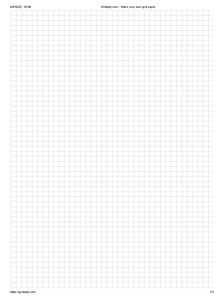 Custom Grid Paper Maker | PDF