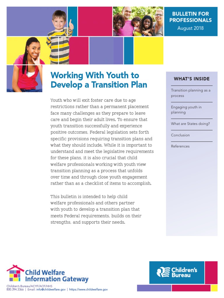 Transitional Plan | PDF | Foster Care | Youth