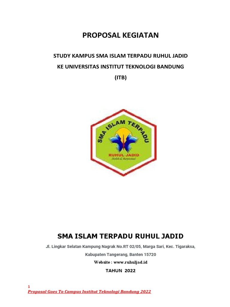 Proposal Study Campus | PDF | Seni