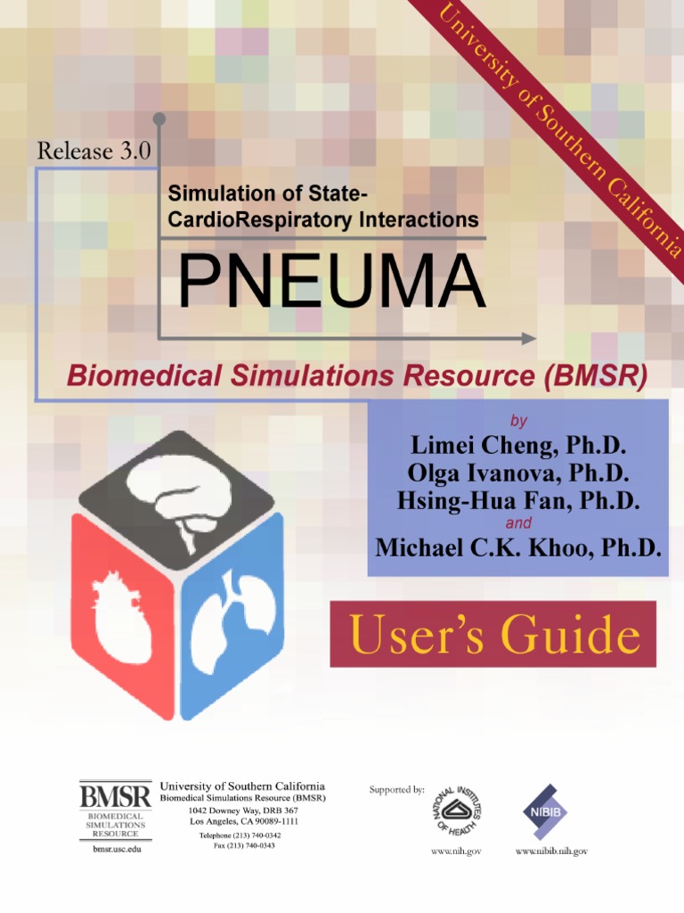 Biomedical Simulation User-Guide-Release-3.0 | PDF | Matlab | Physiology