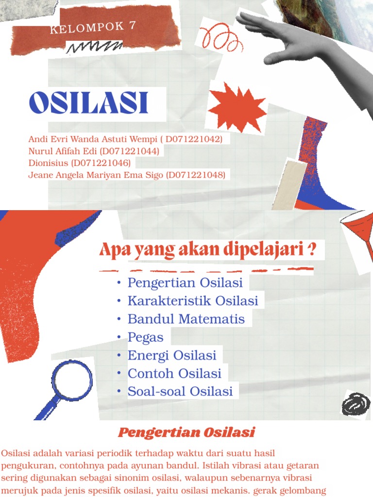 Osilasi Harmonik Kelompok 7teknik Industri A | PDF