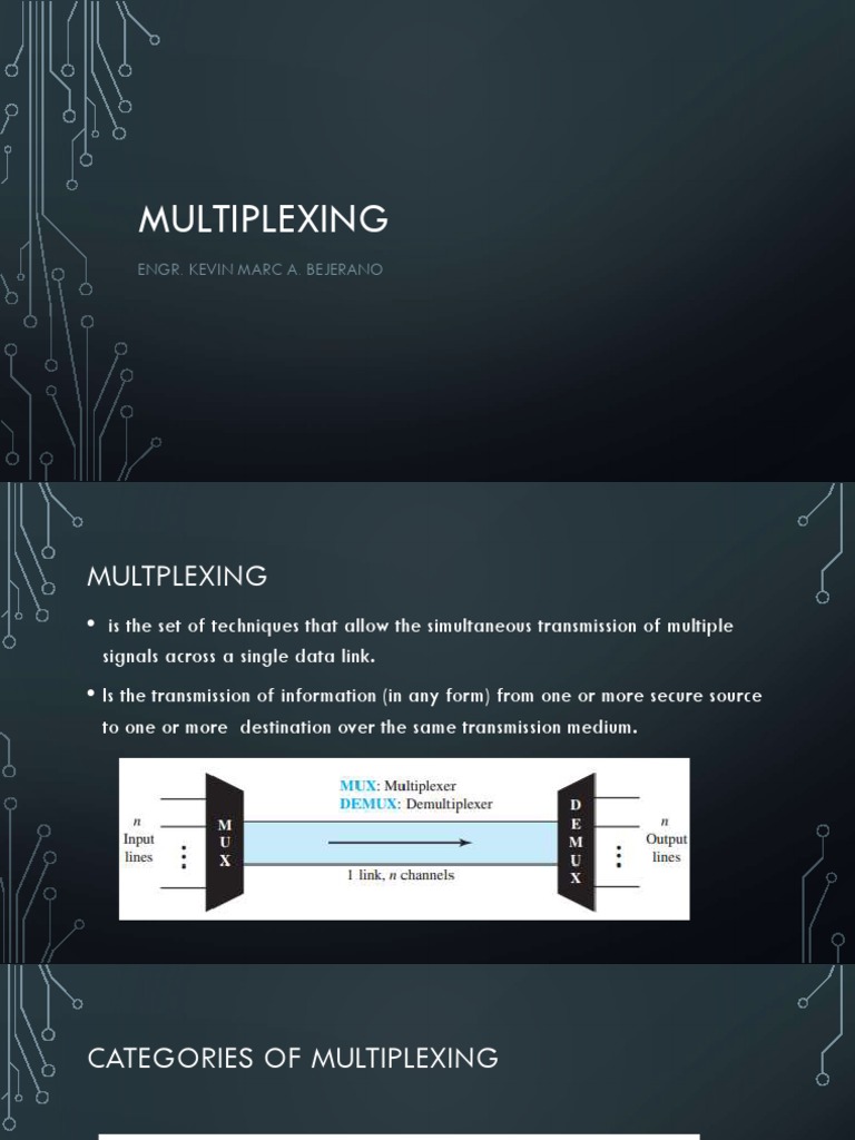 Multiplexing Techniques Overview | PDF | Multiplexing | Telecommunications Engineering