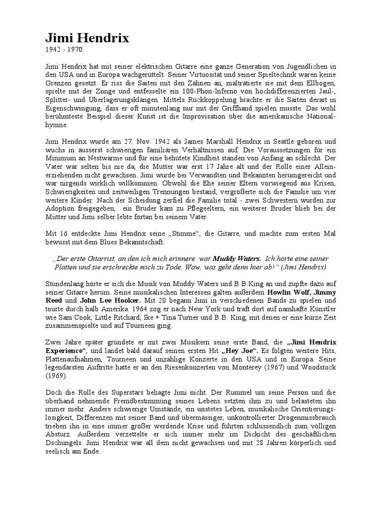 Jimi Hendrix Pdf