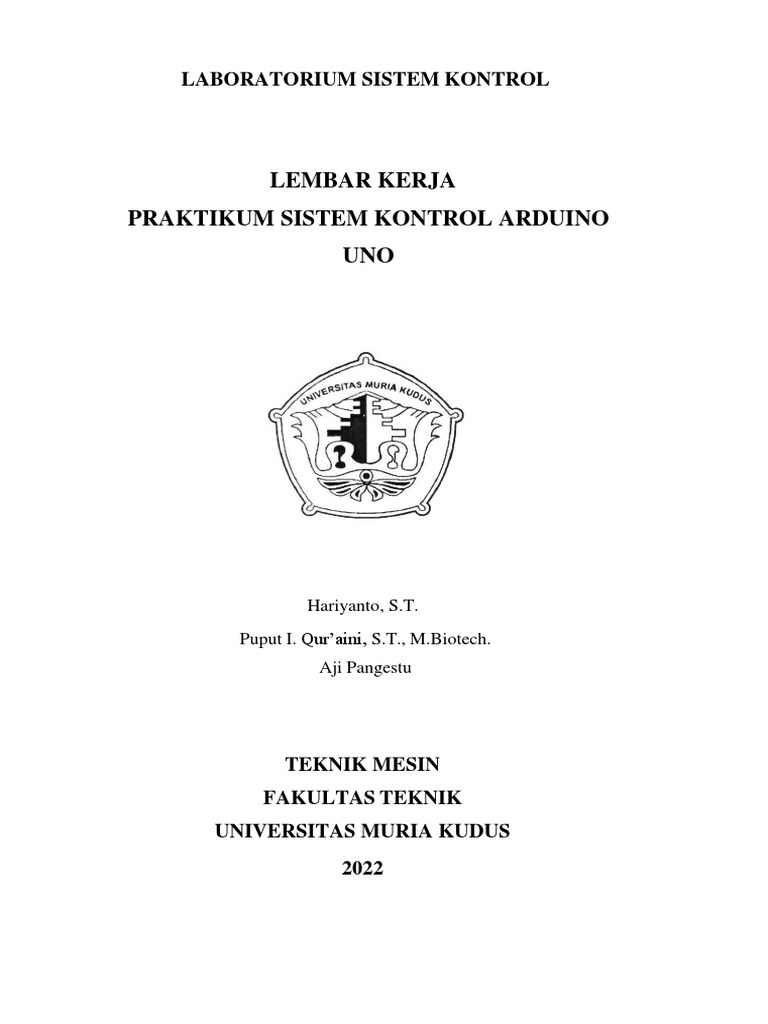 Lembar Kerja Praktikum ARDUINO | PDF | Komputer