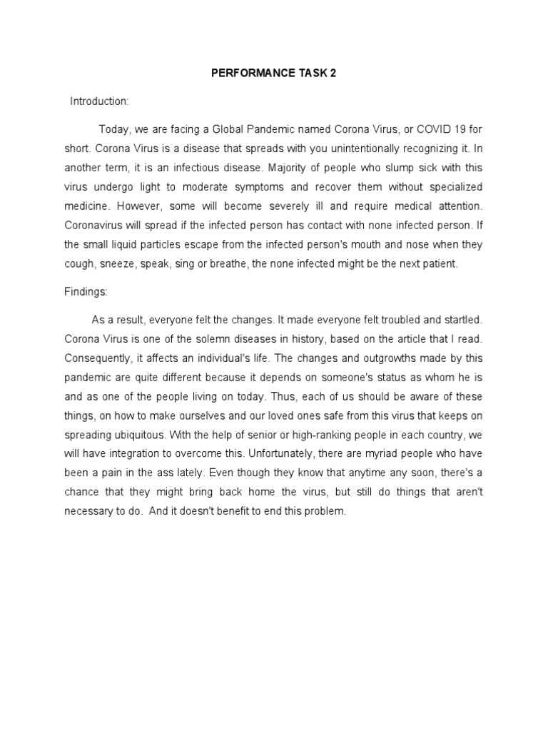 Covid Essay | PDF