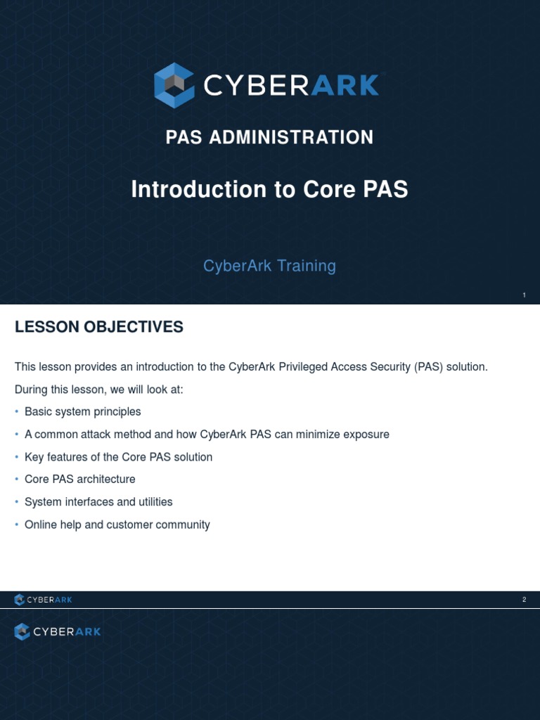 Introduction To Core PAS | PDF | Security | Computer Security