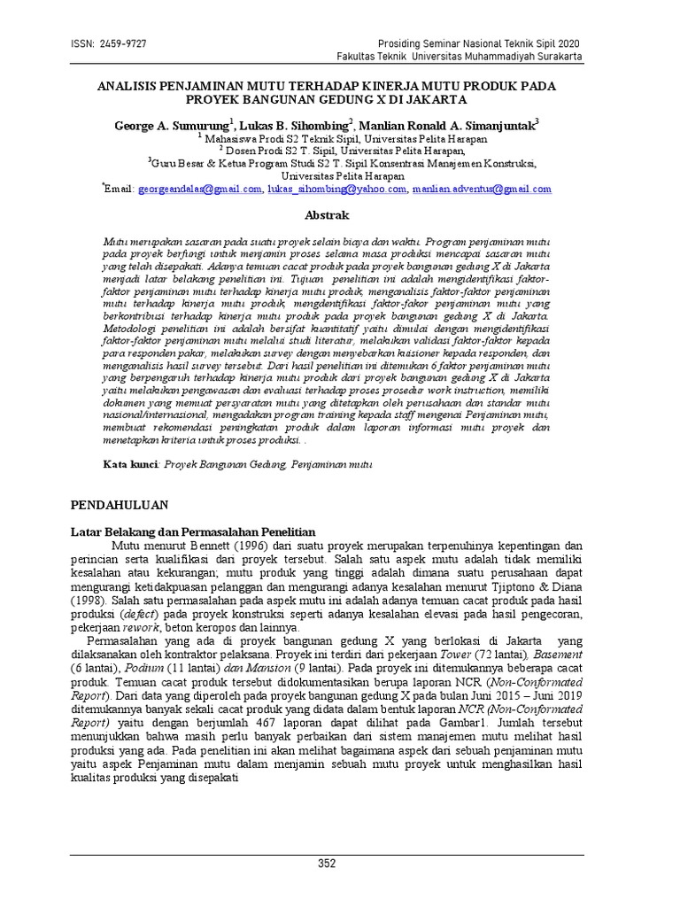 Prosiding Semnas Teknik Sipil UMS 2020-363-370 | PDF