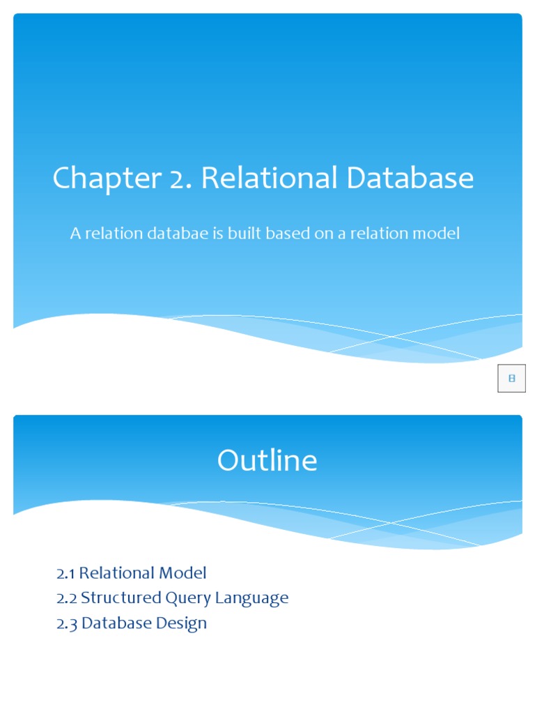 CH 02 | PDF | Relational Model | Databases