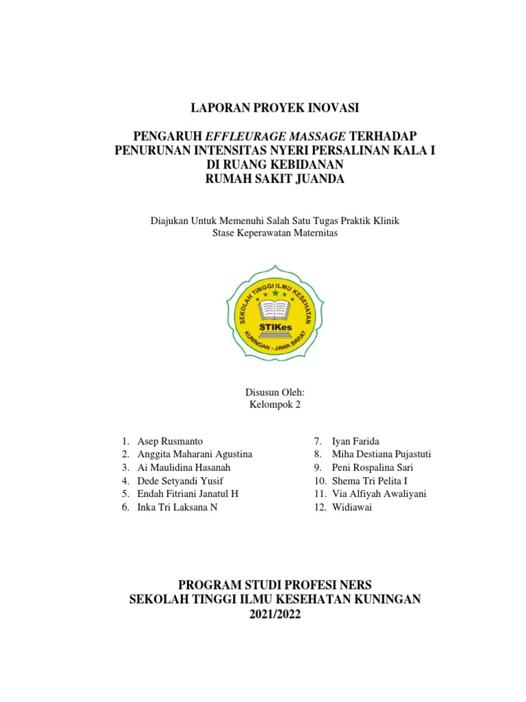 Proposal Proyek Inovasi Revisi 3-Dikonversi | PDF | Kesehatan Holistik